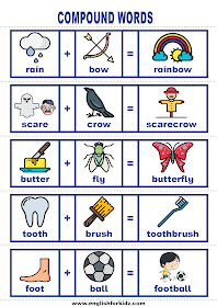 English for Kids Step by Step: Vocabulary Cards: Compound Words