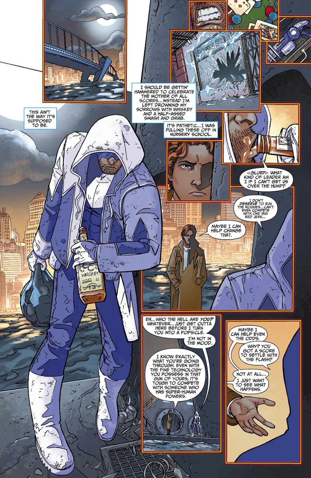 [Artwork] The Flash vs Captain Cold by Derrick Chee : r/DCcomics