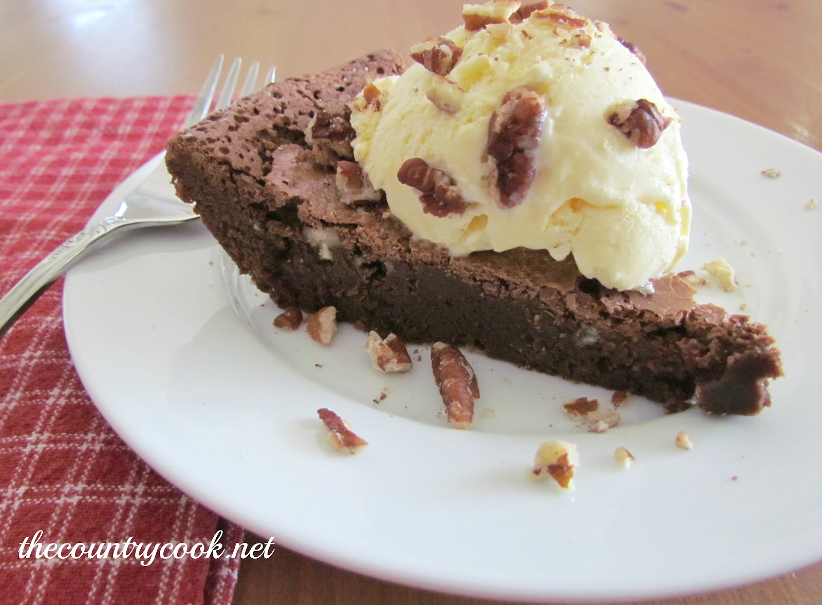 Southern Fudge Pie - The Country Cook