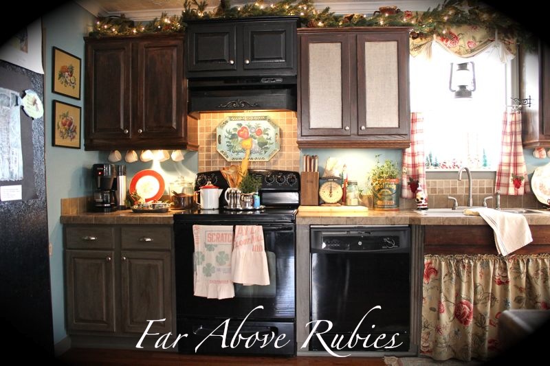 Country Christmas Kitchen - Whispering Pines Homestead