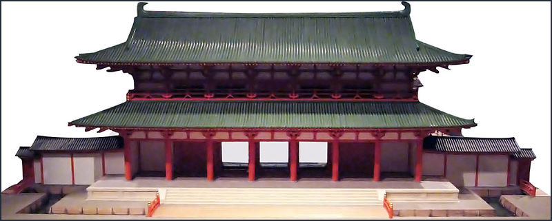 Daruma Pilgrims in Japan: Rashomon Gate