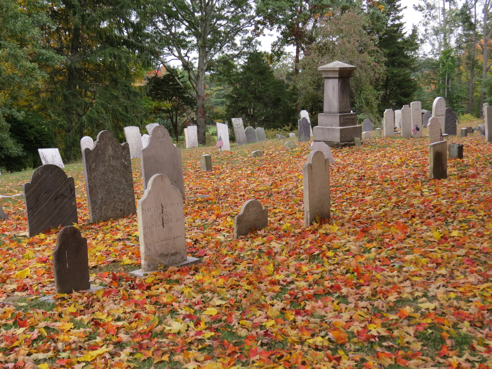 Anne's Creative Cornucopia: Fall Leaves and Cemetery Gravestones ...