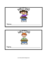 Literacy Minute: Writing Notebook Labels Freebie