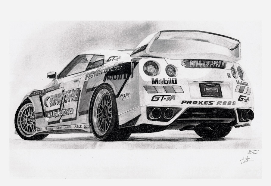 LINDOS DESENHOS REALISTAS DE CARROS POR DAVID KAO