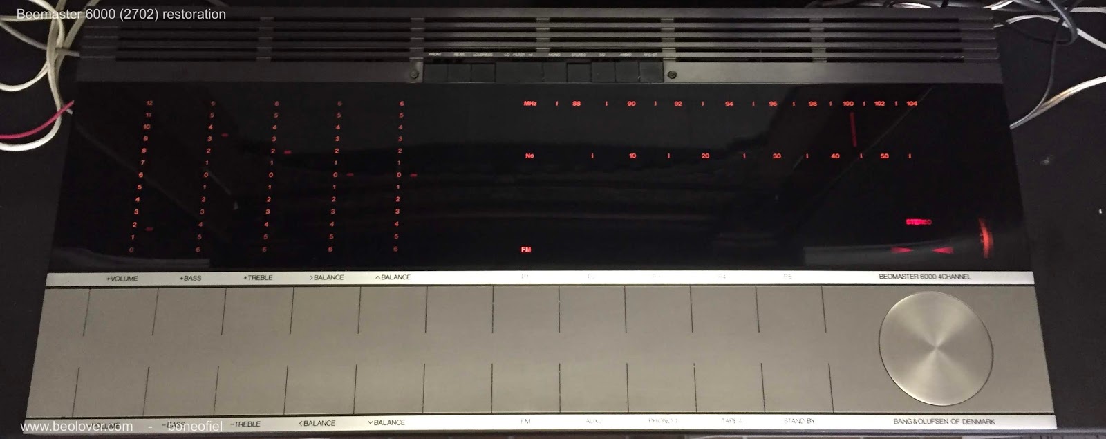 beolover: Beomaster 6000 (2702) restoration: final assembly and testing