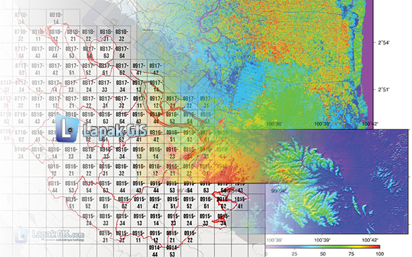 Kode Zona Area DEM Nasional (DEMNAS) - Provinsi Riau - Lapak GIS