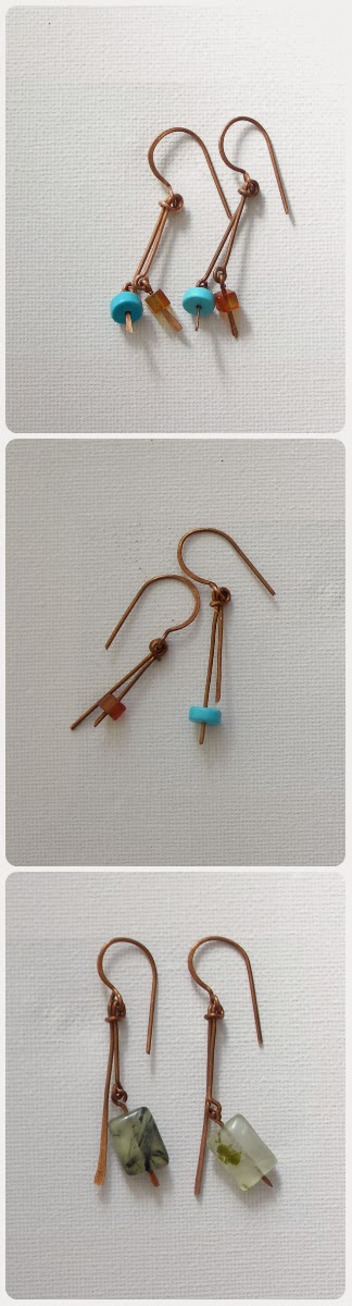 Boho and Modern. Jewels of my life.: DIY Macrame knot earrings