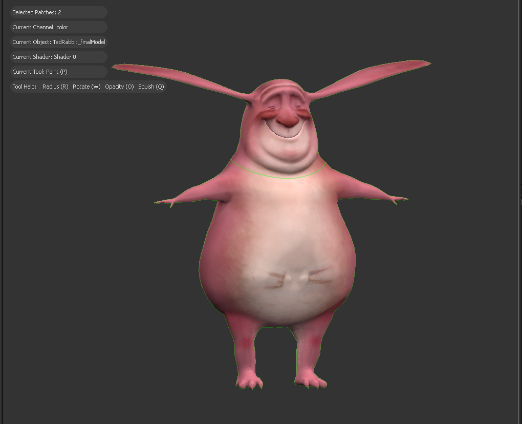 Brittany Drew a picture: Ted the Rabbit!