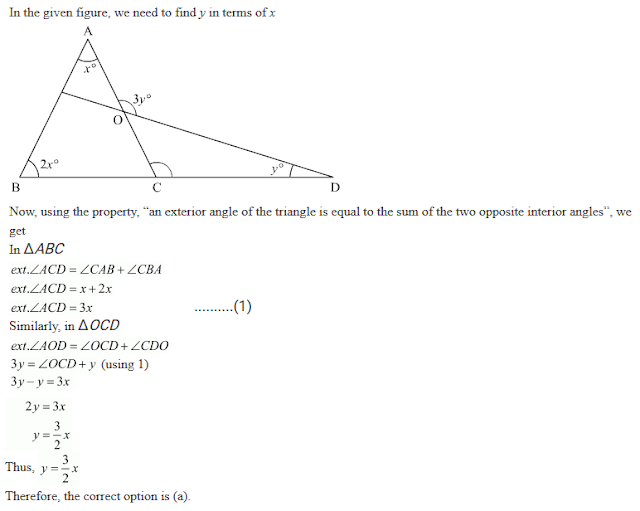 R.D. Sharma Solutions Class 9th: Ch 9 Triangle and its Angles MCQ's