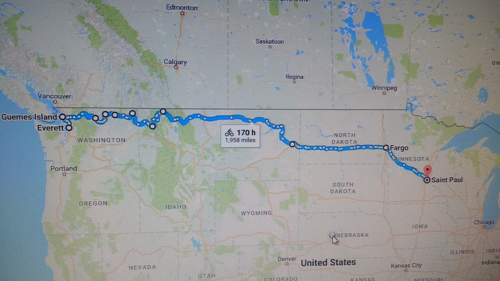 Northern Tier Adventure part II: Seattle to St. Paul: A Little Bit ...