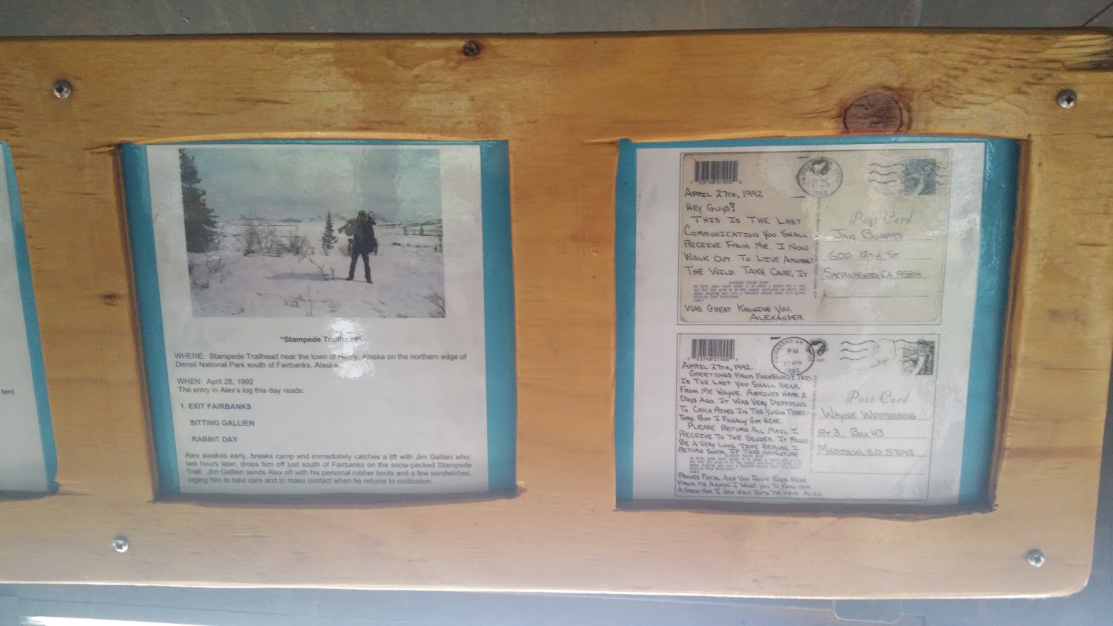 Spread The Better: CHRISTOPHER MCCANDLESS - "Magic Bus" Healy, AK