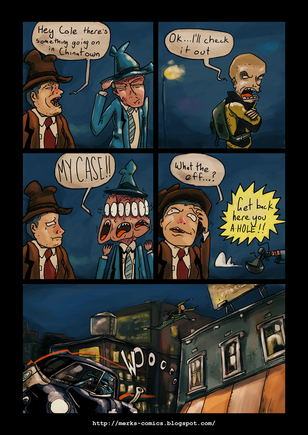 Merks Comics!: L.A. inFAMOUS! 2 guys named Cole