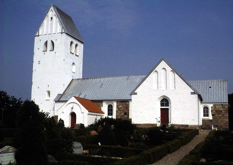 Church and Manor in Denmark: Ejsing church / Ejsing kirke , Northwest Jutland