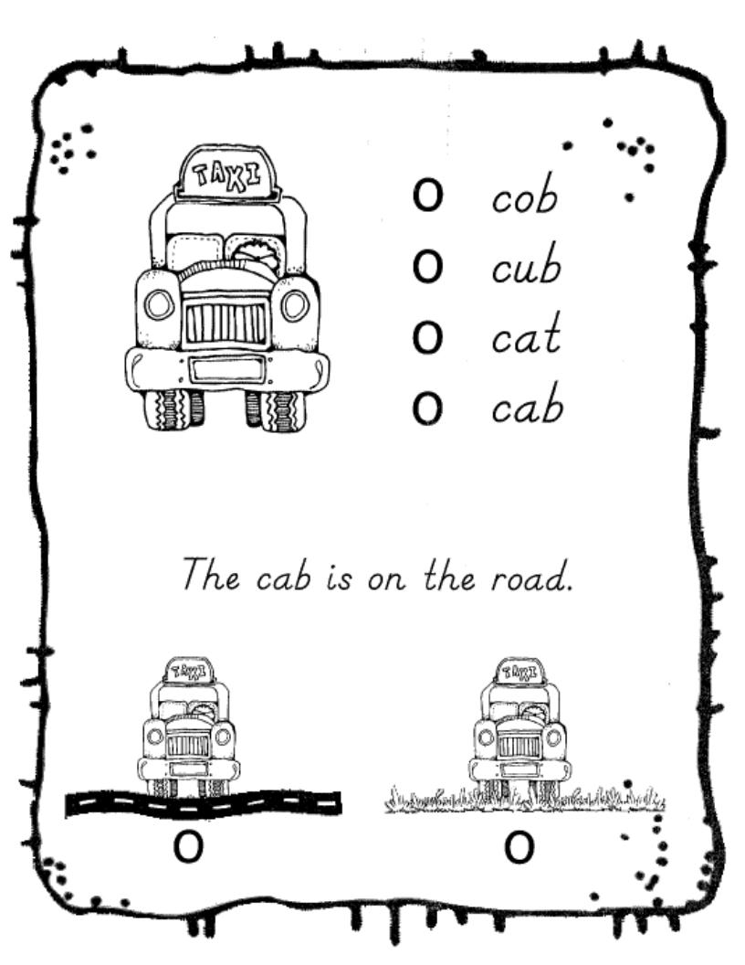 Clip Art by Carrie Teaching First: Word Decoding Pages