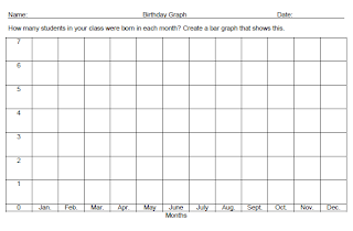Artistry of Education: Free Birthday Graphing Activity