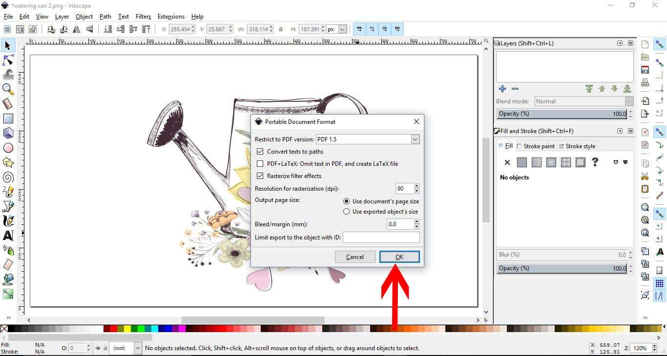 How to open and save a PDF in Inkscape | Design Bundles