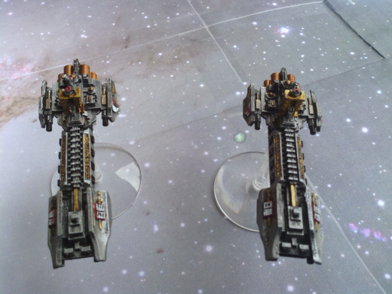 Warhammer 40k Miniatures in Guatemala: Grey knight strike cruisers BFG