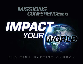 "Be The One" : Missions Conference Displays