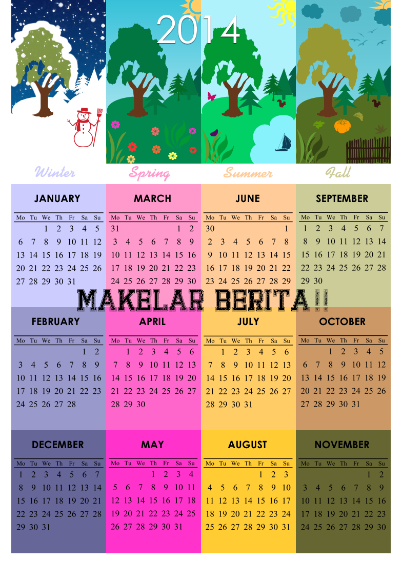 sesame street: Kalender 2014 hari libur Indonesia dan Jawa lengkap