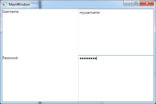 Programmer's Ranch: C# WPF: Basic Login Form using a Grid Programmer's Ranch: C# WPF: Basic Login Form using a Grid