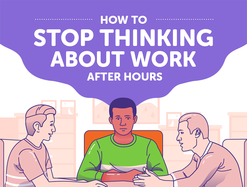 How to switch off your work brain after hours (infographic)