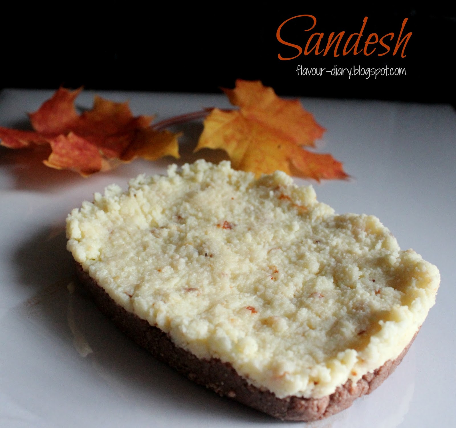 Flavour Diary: Chocolate Cardamom Sandesh ... A Sweet Chocolate message