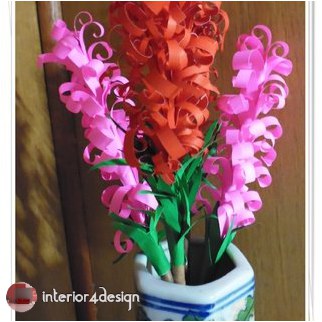 DIY Swirly Paper Flowers - Interior4desigN