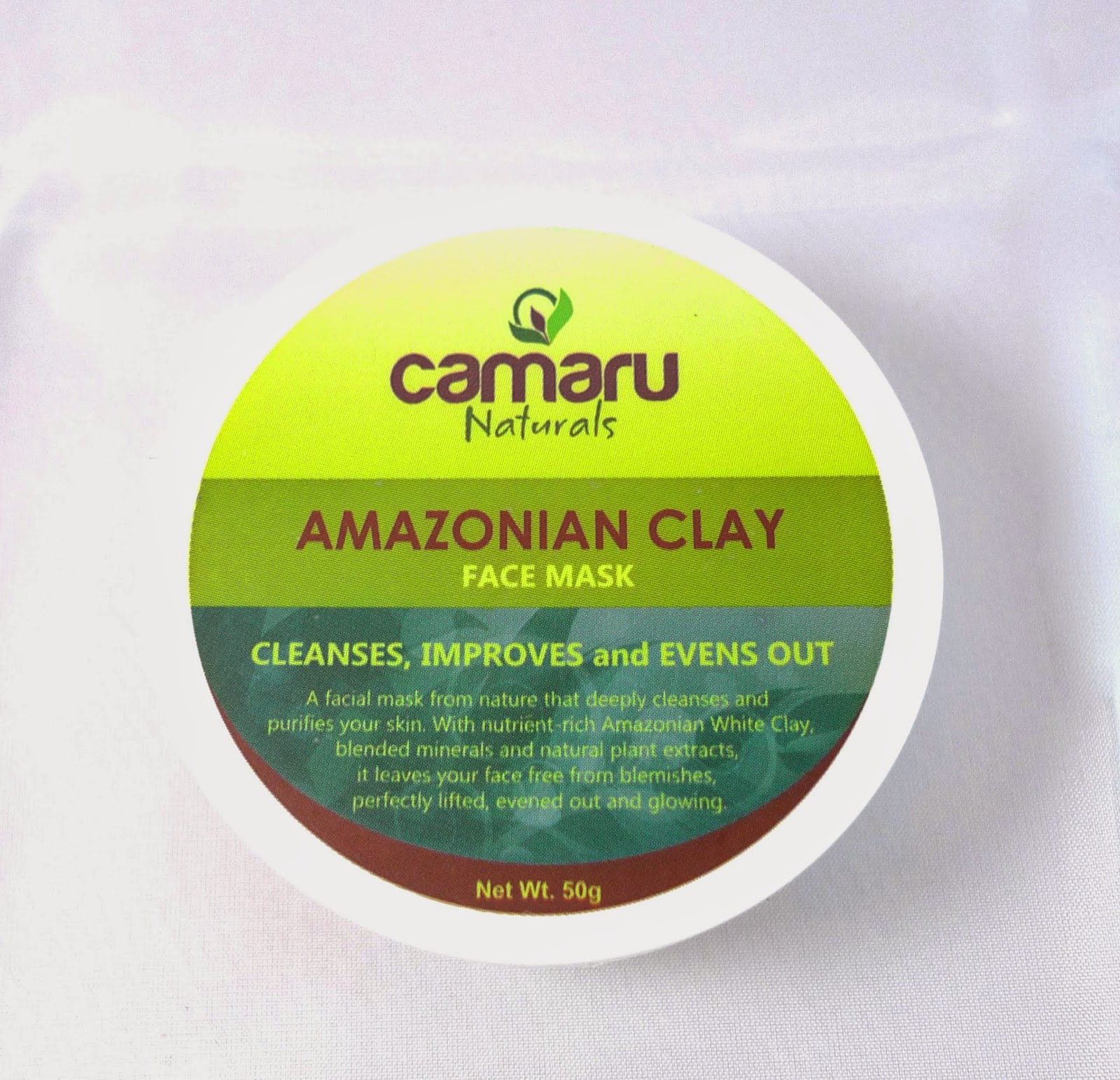 Camaru Naturals Amazonian Clay Face Mask Review