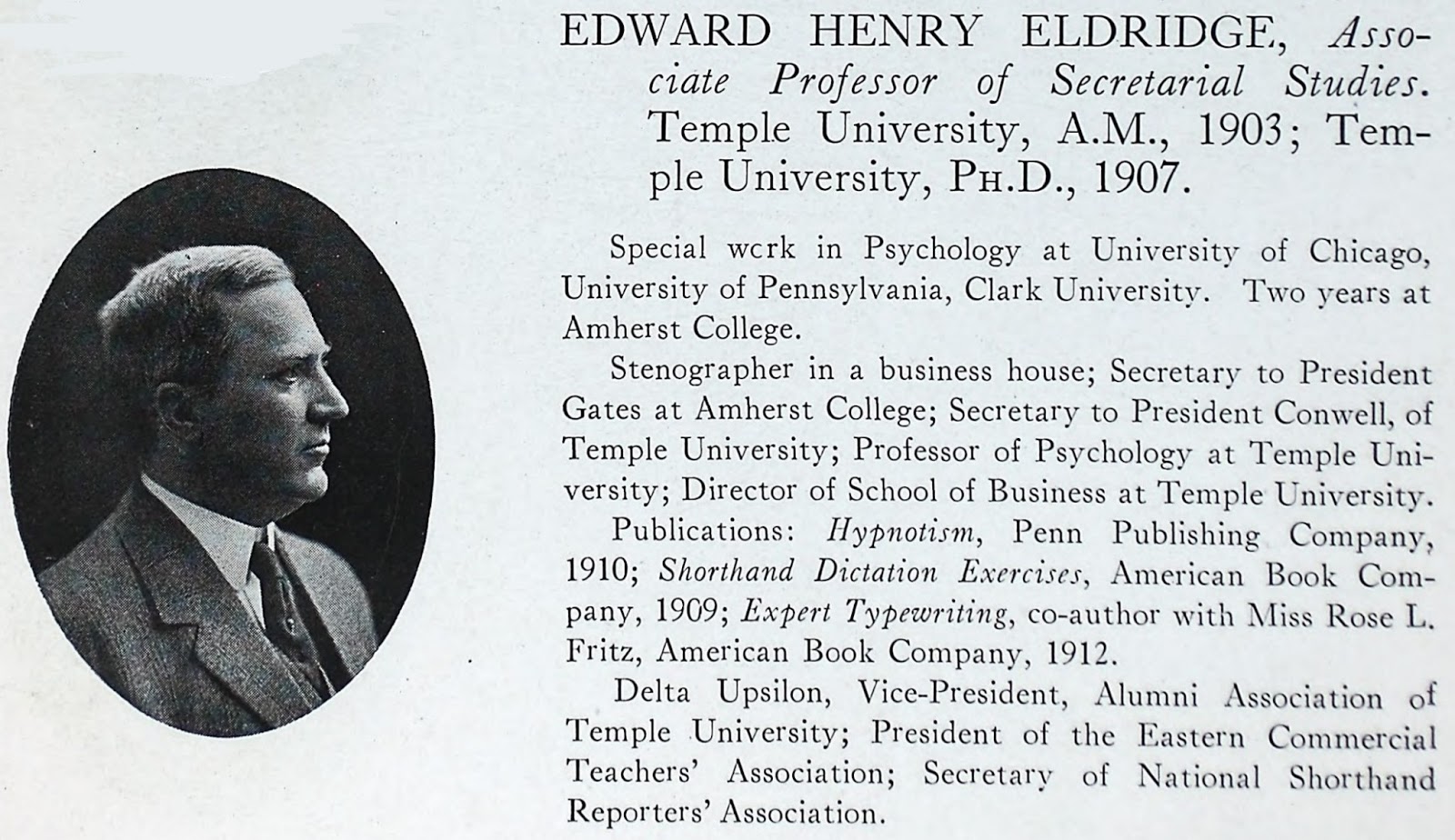 oz.Typewriter: Rose Louisa Fritz: World Champion Typist