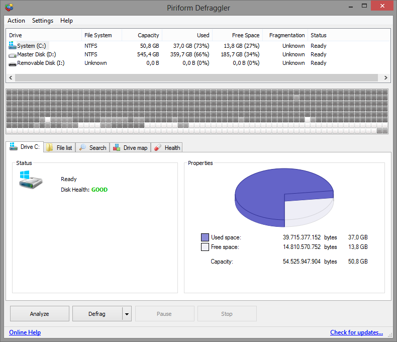 Ilfan Blog: Free Download Defraggler 2.12.628