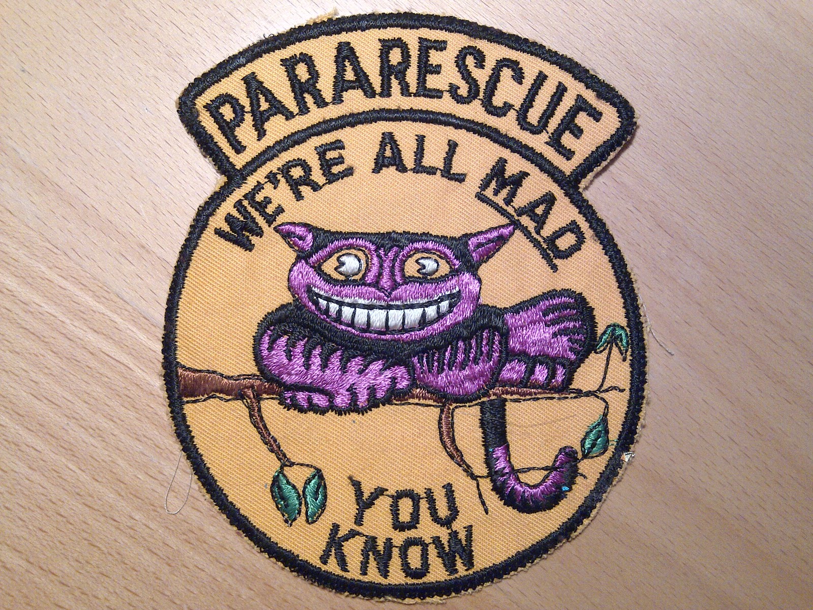 THE USAF RESCUE COLLECTION: USAF Pararescue / Cheshire Cat Patch