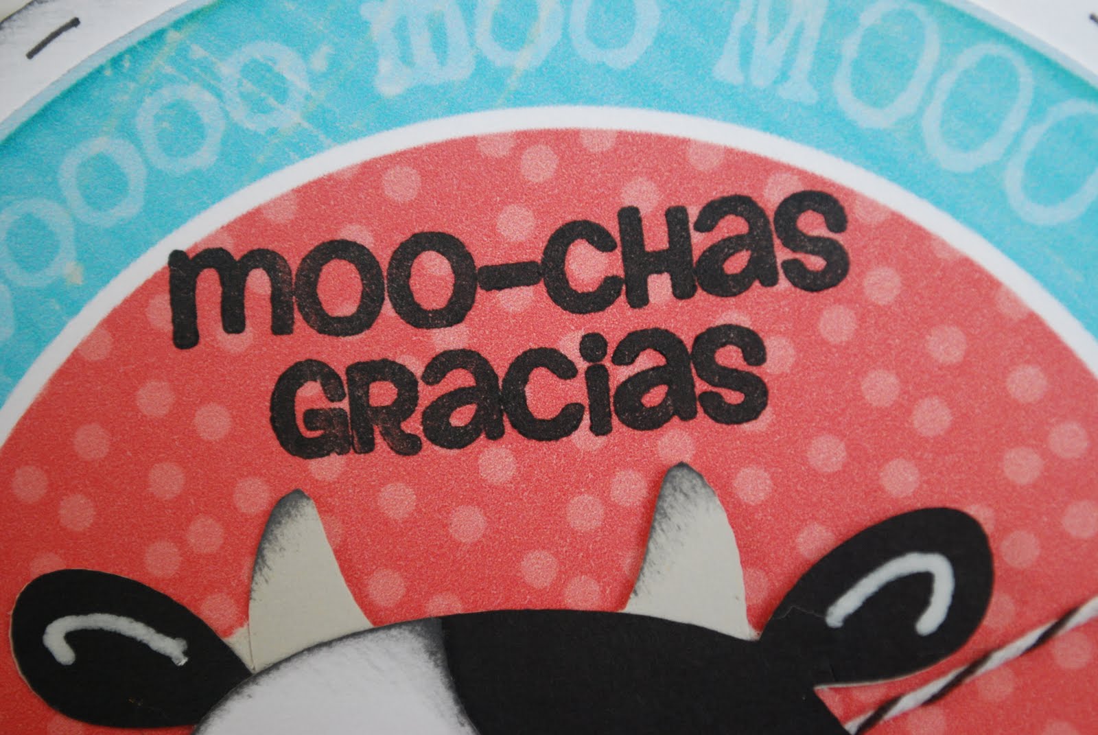 Amanda's Crafts and More: Moo-chas Gracias
