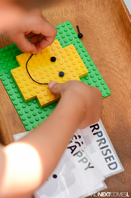 Building Emotions LEGO Activity | And Next Comes L - Hyperlexia Resources