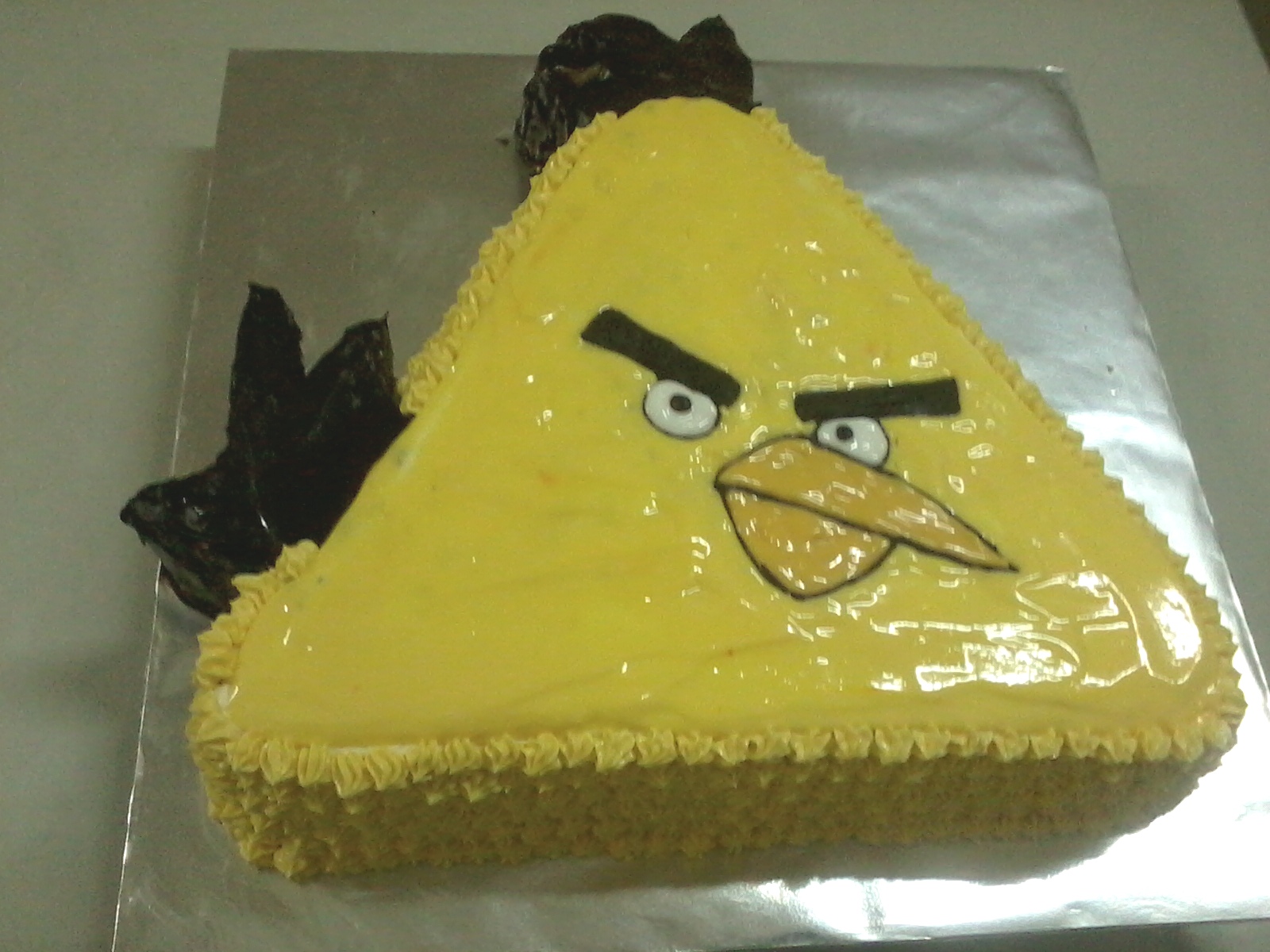 jujucupcakes: Angry bird cake