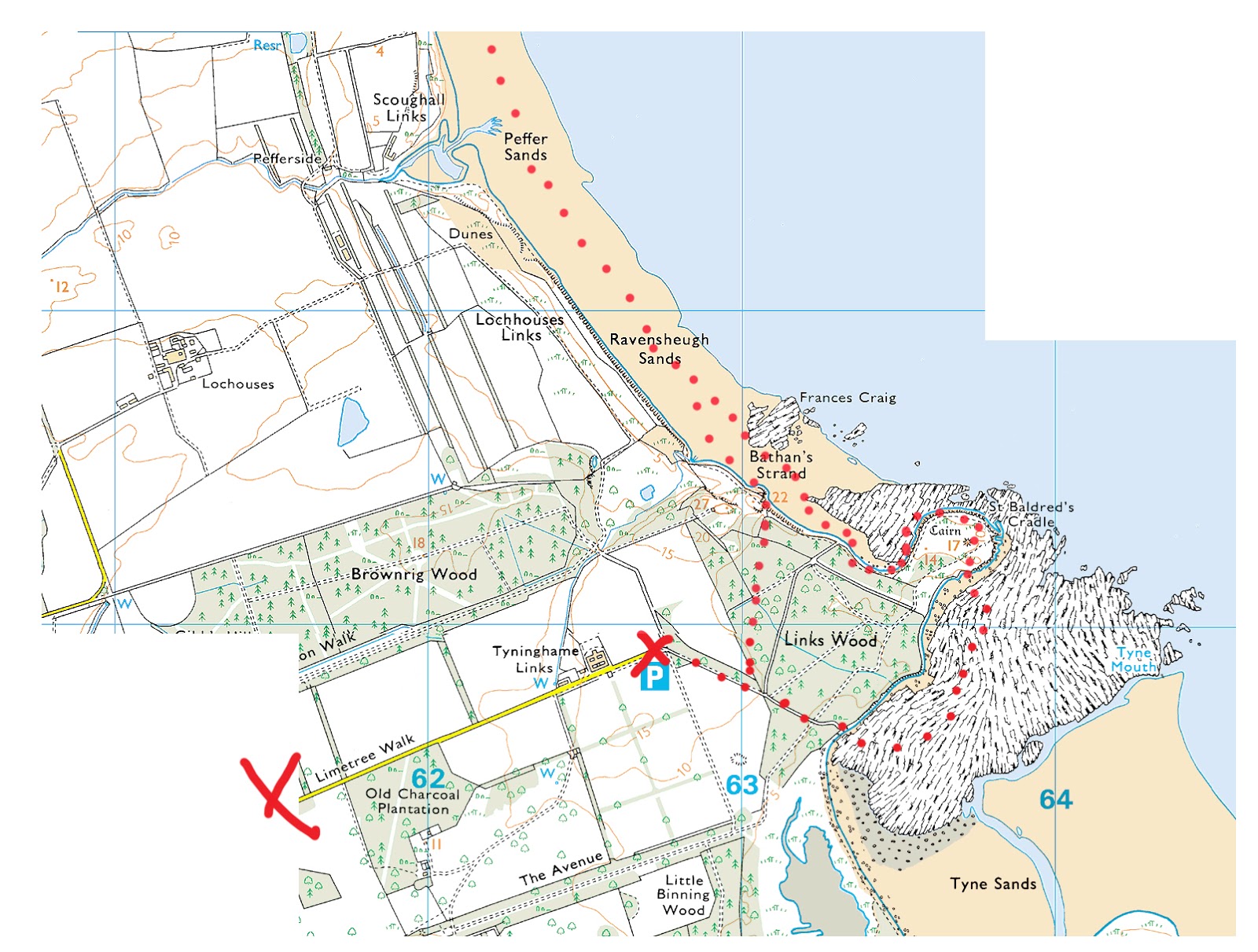 Around Scotland: PEFFER SANDS & RAVENSHEUGH BEACH