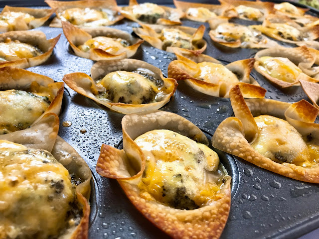 Mini Spinach and Cheese Quiche Cups