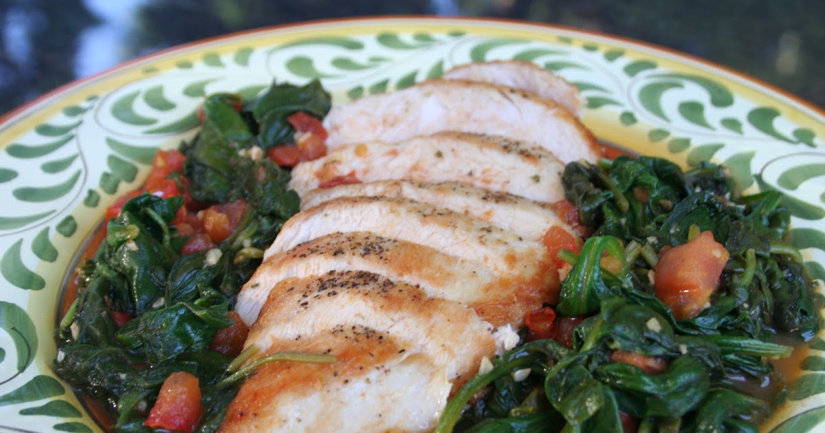 COOK WITH SUSAN: Lemon Chicken with Spinach