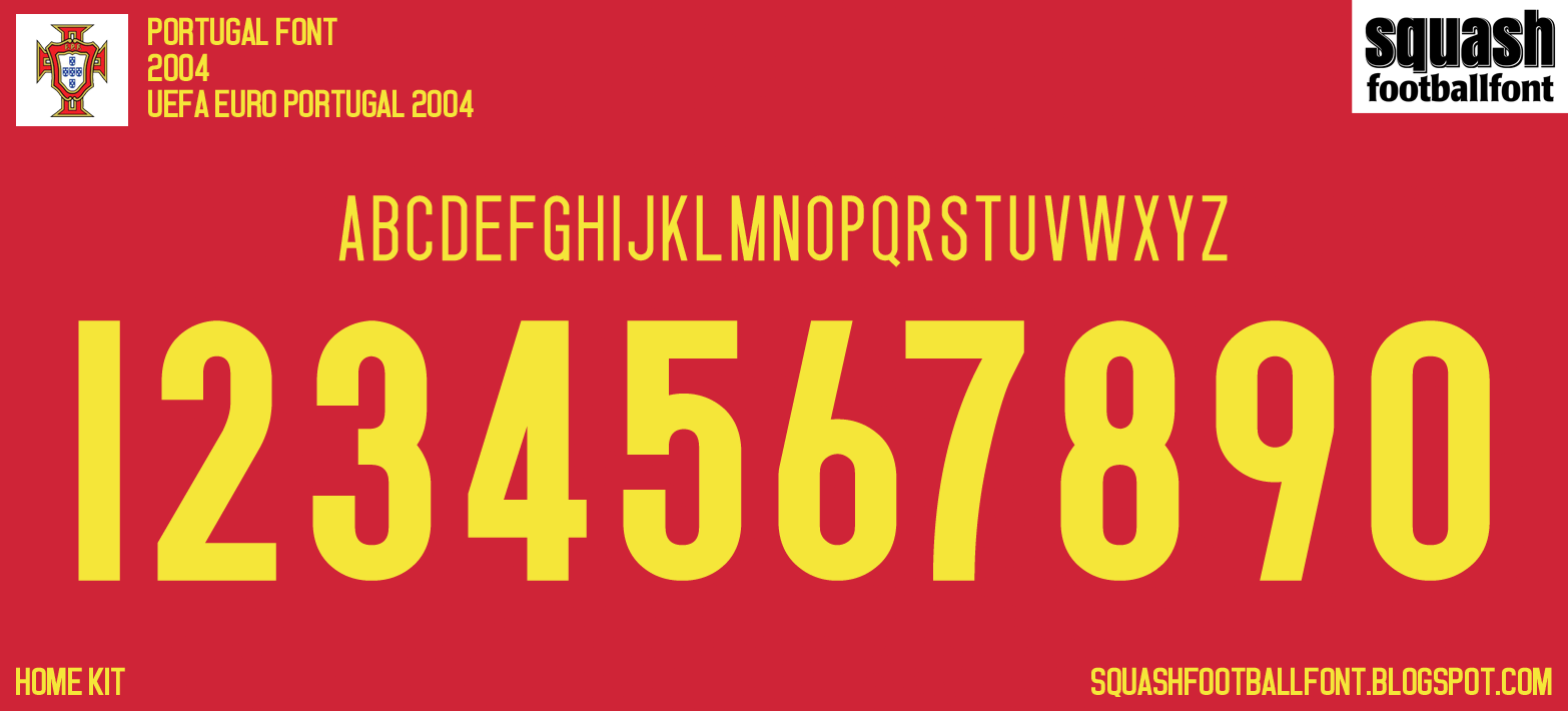 SFF: Portugal Euro 2004 Font