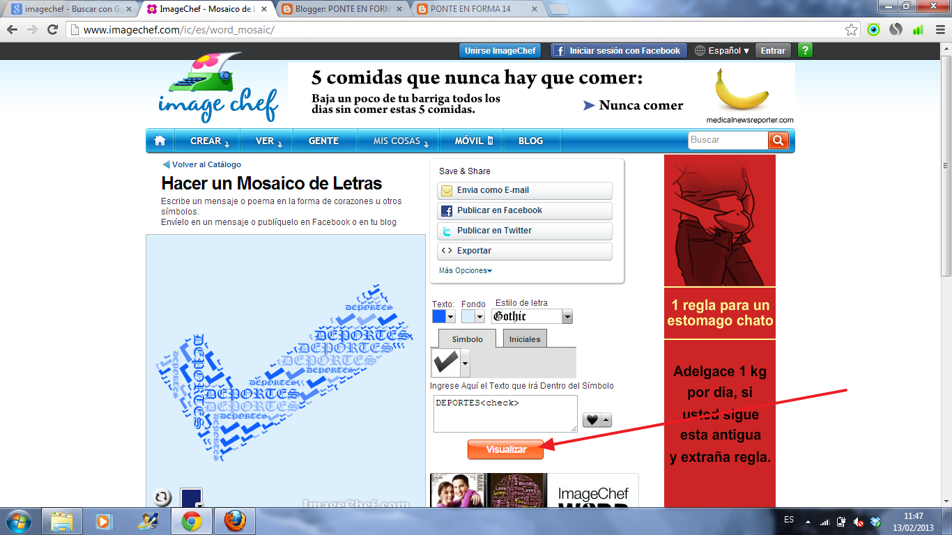 PONTE EN FORMA 14: ImageChef