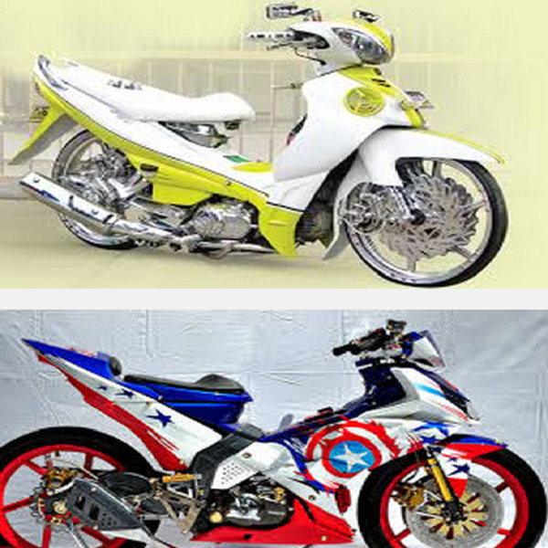 10 Gambar modifikasi jupiter z1 racing ala thailook velg jari jari terkeren