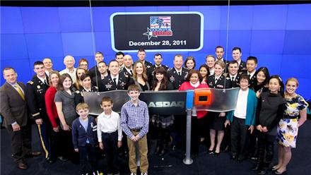 Ringing the NASDAQ Bell and Ringing in the New Year | Hope for the Warriors