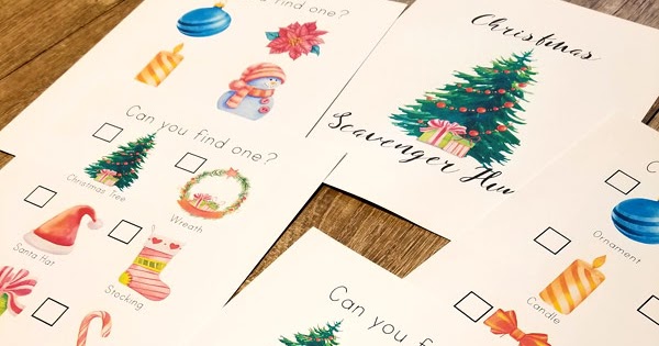 Christmas Scavenger Hunt for Toddlers | Totschooling - Toddler ...