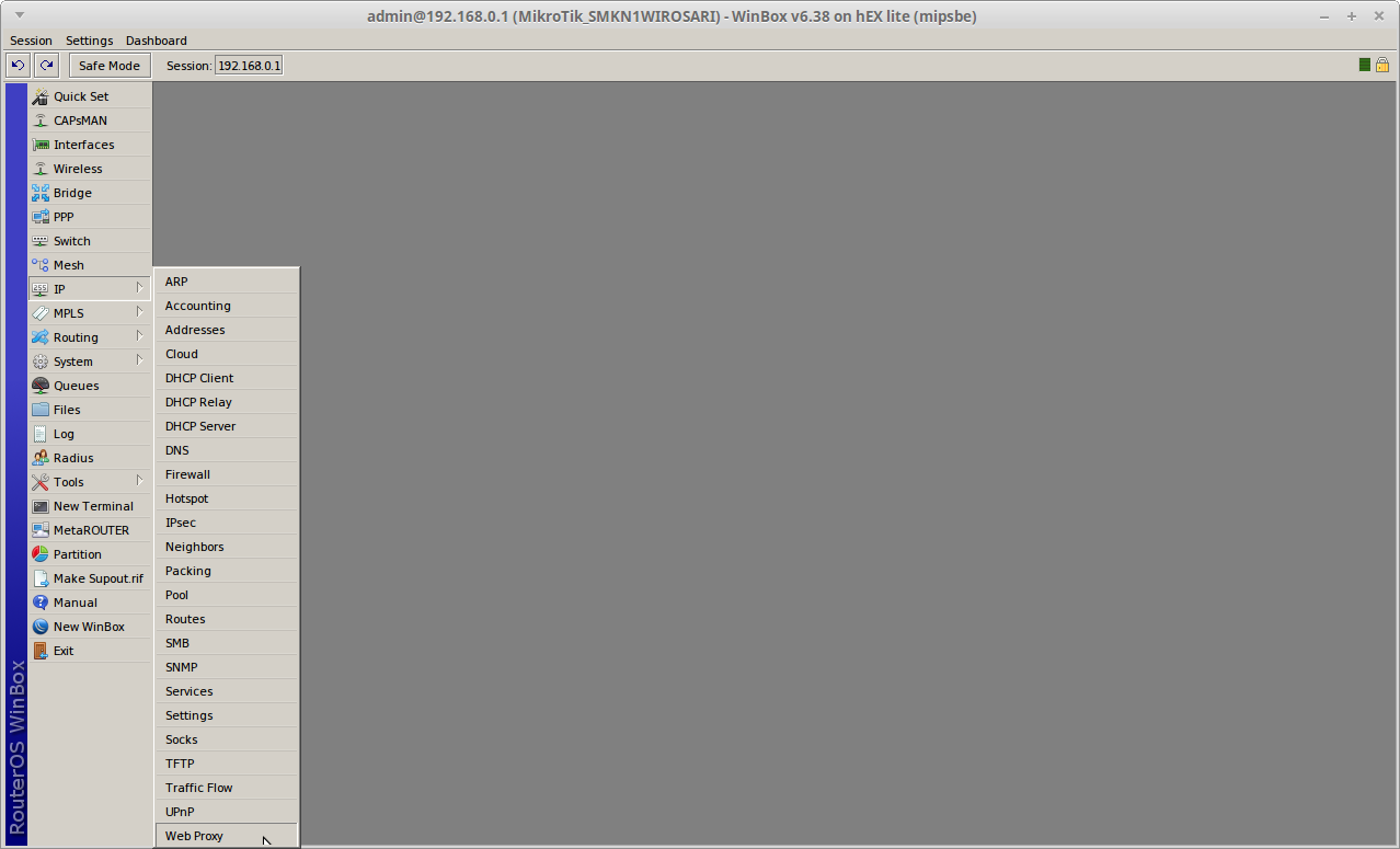 TUTORIAL MEMBUAT TRANSPARENT PROXY PADA MIKROTIK ~ Infoku17