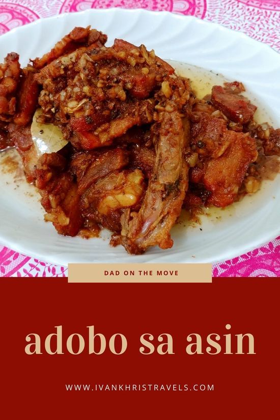 How to cook Adobo Sa Asin - Dad On The Move Family Travel Blog