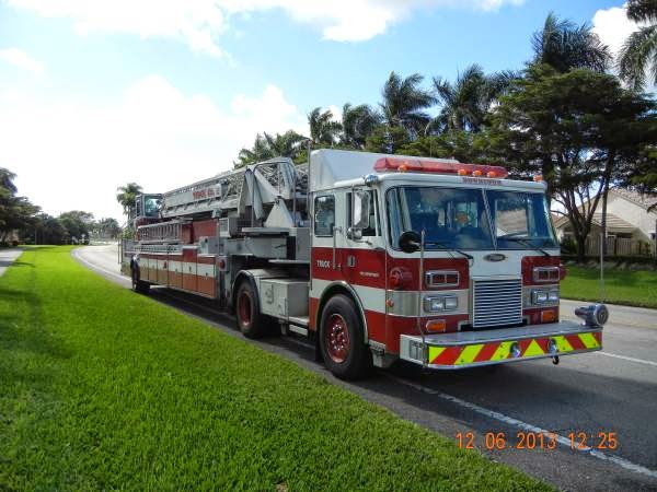1988 Pierce 105 Aerial Tiller Ladder Fire Truck - Classic Auto Restorations