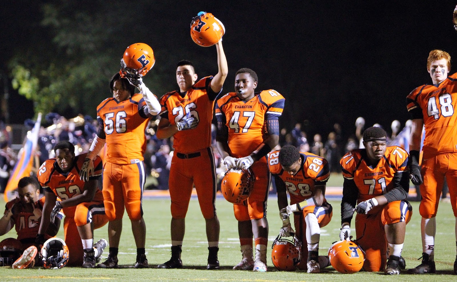 Mark Kodiak Ukena: IHSA Varsity Football: New Trier vs Evanston THS