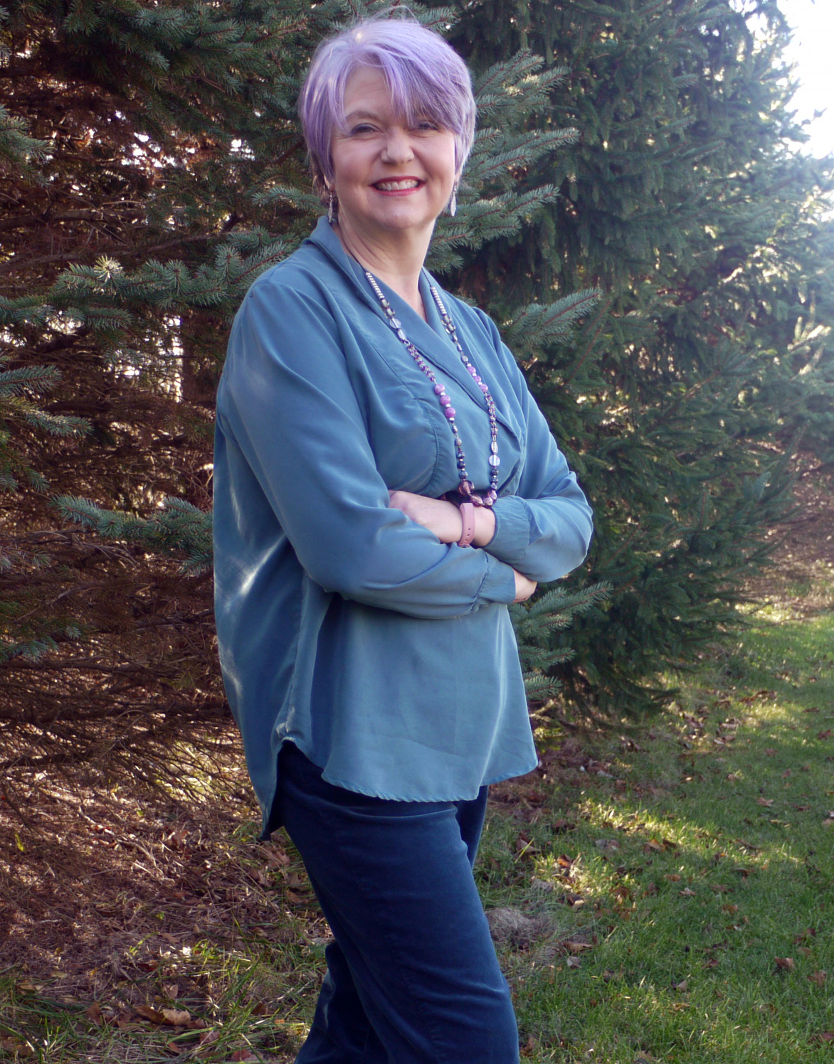 Butterick 6417 Suede Finish Blouses