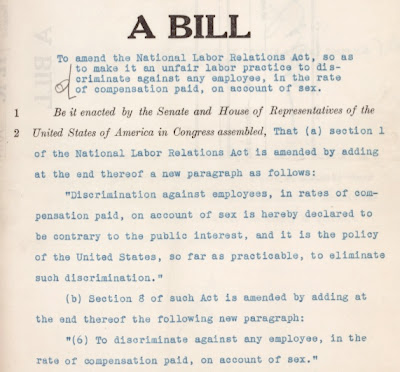The '60s at 50: Monday, June 10, 1963: Equal Pay Act