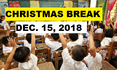 DepEd moves Christmas break to December 15, 2018 - Where In Bacolod