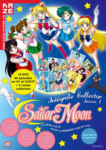 Sailor Moon DVD: Petit aperçu du coffret dvd Sailor Moon
